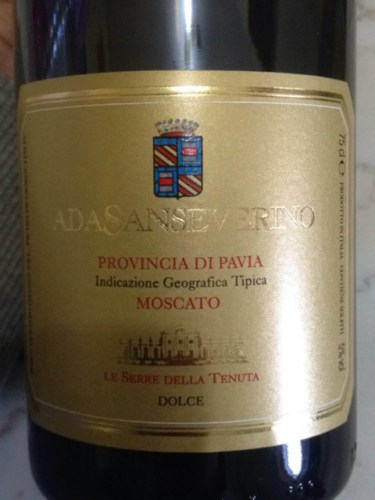 Le Serre della Tenuta Provincia Di Pavia Moscato | Vivino US