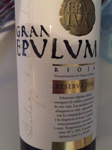 Bodegas La Catedral Gran Epulum Reserva | Vivino US