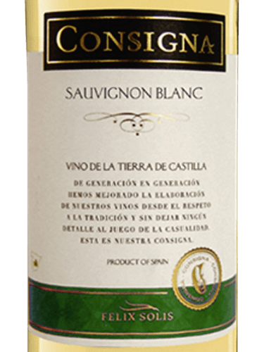 Félix Solís Consigna Sauvignon Blanc Castilla | Vivino US