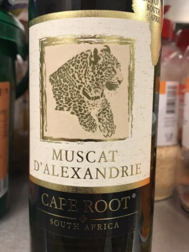 2016 Cape Root Muscat d'Alexandrie | Vivino