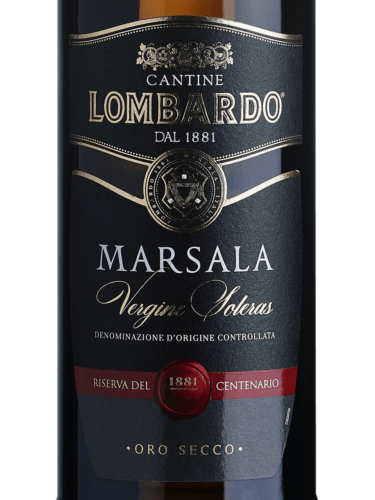 N.V. Lombardo Marsala Vergine Soleras Riserva dell Centenario Oro Secco ...