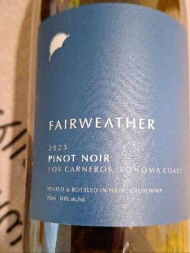 Fairweather Pinot Noir | Vivino English