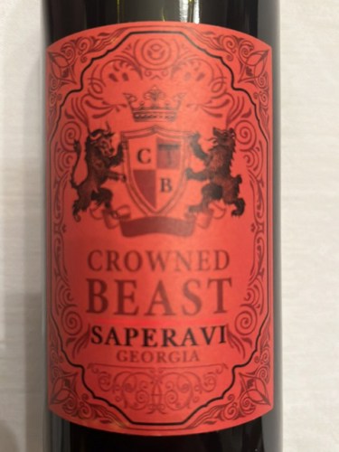 Crowned Beast Saperavi | Vivino