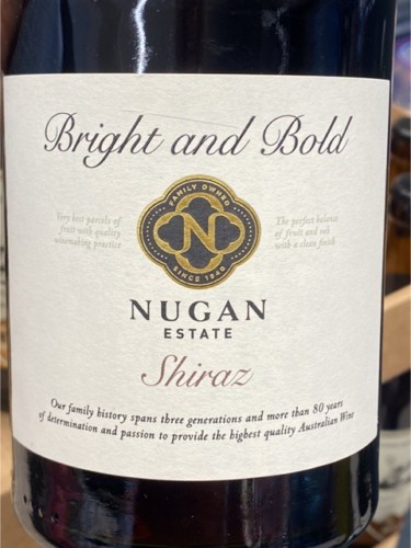 Nugan Bright and Bold Shiraz | Vivino US