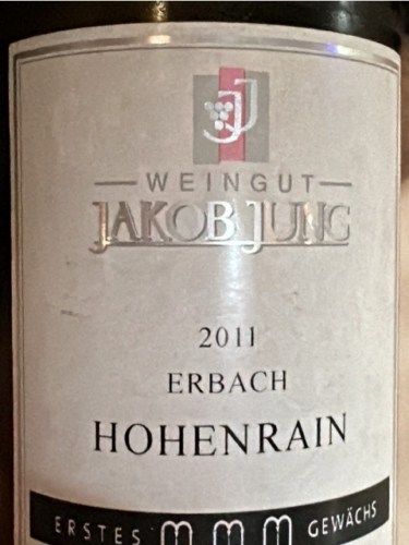 Jakob Jung Erbach Hohenrain Erstes Gewächs | Vivino US Jakob Jung Erbach Hohenrain Erstes Gewächs | Vivino US