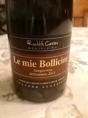 Il Poggiolo Rodolfo Cosimi Le Mie Bollicine Sangiovese Grosso | Vivino US