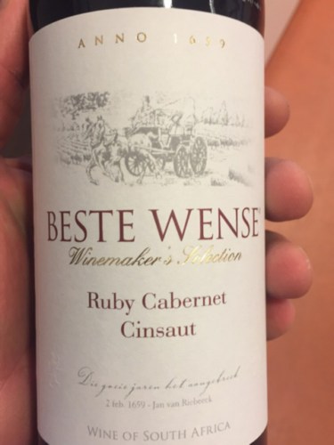 Beste Wense Winemaker's Selection Ruby Cabernet - Cinsaut | Vivino US