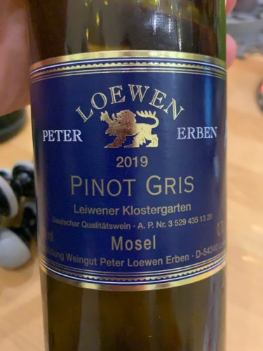 Peter Loewen Erben Leiwener Klostergarten Pinot Gris | Vivino English