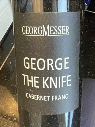 Georg Messer George the Knife Cabernet Franc | Vivino US