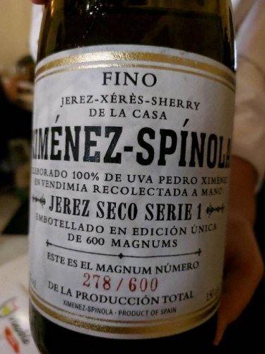 Bodegas Ximénez-Spínola Fino Jerez Seco Serie 1 | Vivino US