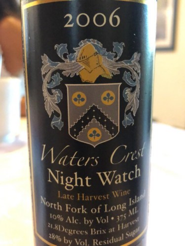 Waters Crest Night Watch Late Harvest | Vivino US