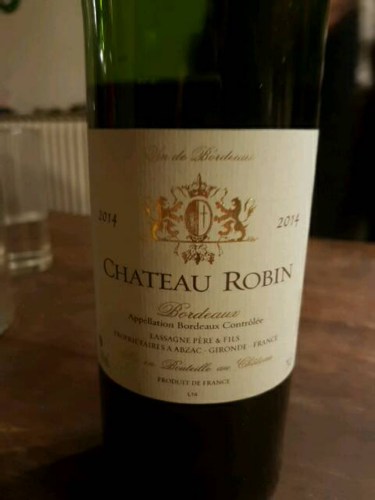 Château Robin Bordeaux | Vivino English