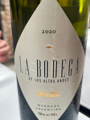 Mendoza Vineyards La Bodega de Los Altos Andes Malbec | Vivino US