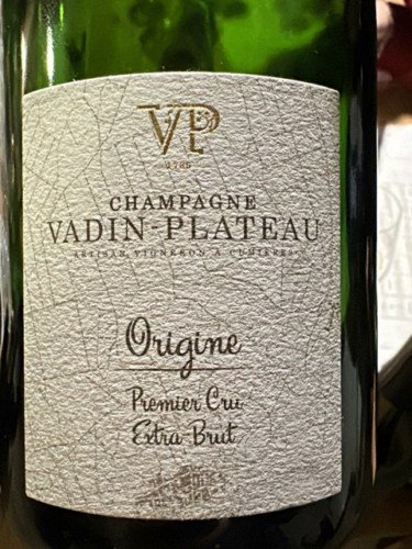 Vadin Plateau Origine Extra Brut Champagne Premier Cru | Vivino US