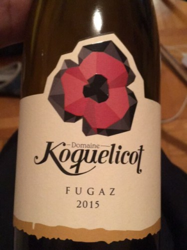 2015 Domaine Koquelicot Fugaz Sur Lie | Vivino English