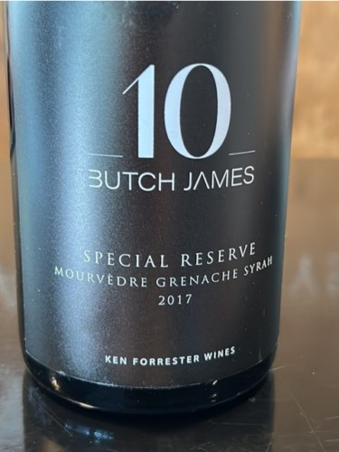 Ken Forrester 10 Butch James Special Reserve GSM | Vivino US