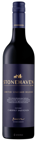 Stonehaven Limited Vineyard Release Padthaway Cabernet Sauvignon ...