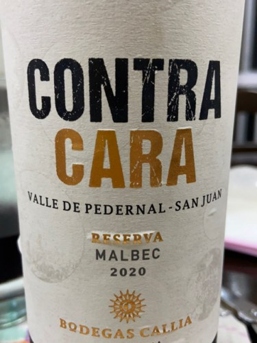 Callia Contra Cara Reserva Malbec | Vivino