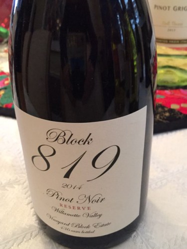 Vineyard Block Estate Block 819 Reserve Pinot Noir | Vivino US