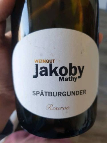 Jakoby-Mathy Reserve Spätburgunder | Vivino US