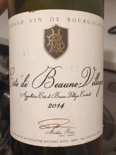 2022 Matthieu Roux Côte de Beaune Villages | Vivino US