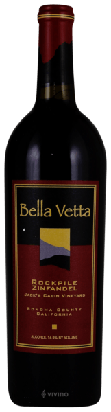 2017 Bella Vetta Jack's Cabin Vineyard Zinfandel | Vivino
