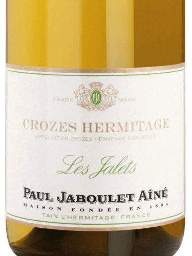 2018 Paul Jaboulet Aîné Crozes Hermitage Les Jalets Blanc | Vivino US