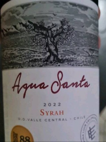 Luis Felipe Edwards Agua Santa Syrah | Vivino US