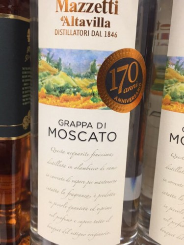 N.V. Mazzetti d'Altavilla Grappa di Moscato | Vivino US