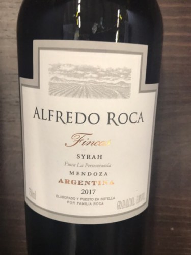 Alfredo Roca Syrah | Vivino US