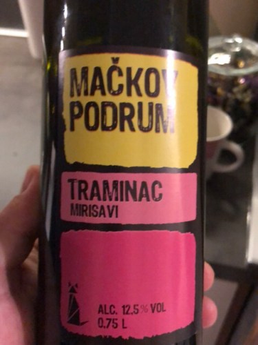 Mackov Podrum Mirisavi Traminac | Vivino US