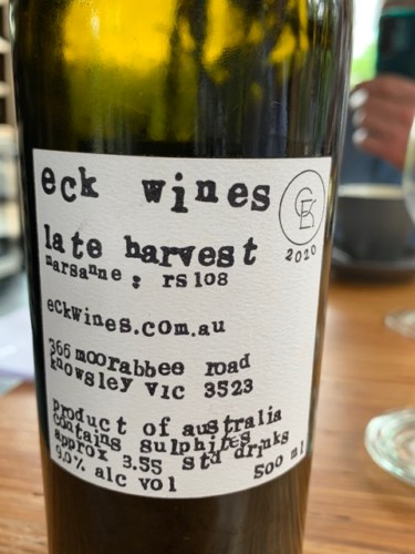 Eck Wines RAD Late Harvest | Vivino US