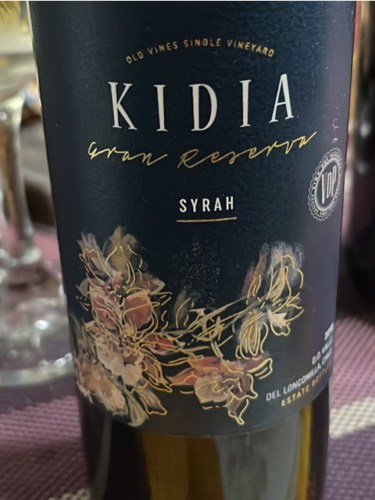 Kidia Gran Reserva Syrah | Vivino US