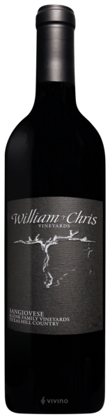 William Chris Vineyards Klenk Family Vineyards Klenk Sangiovese ...
