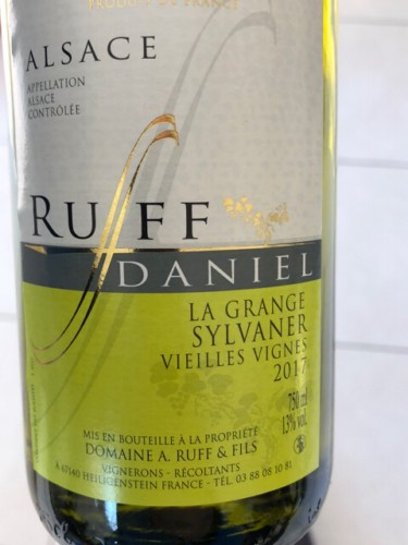 Domaine A. Ruff & Fils - Daniel Ruff Vieilles Vignes Sylvaner La Grange ...
