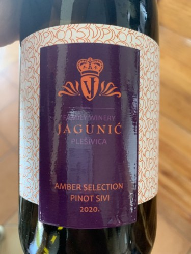 Jagunić Amber Selection Pinot Sivi | Vivino US