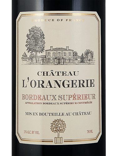 Château de l'Orangerie Bordeaux Superieur | Vivino 日本語