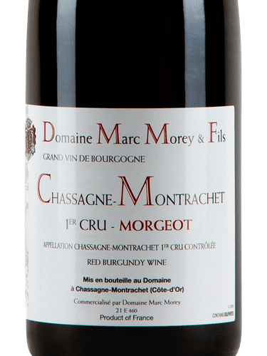 Domaine Marc Morey & Fils Chassagne-Montrachet 1er Cru 'Morgeot' Rouge ...