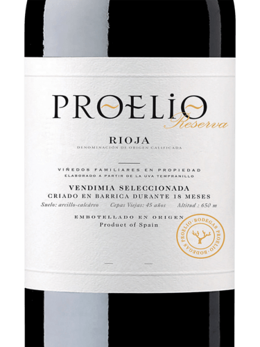 2021 Proelio Reserva | Vivino US