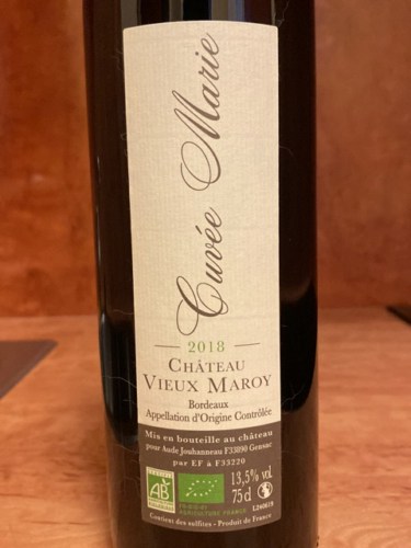 Château Vieux Maroy Cuvée Marie | Vivino US