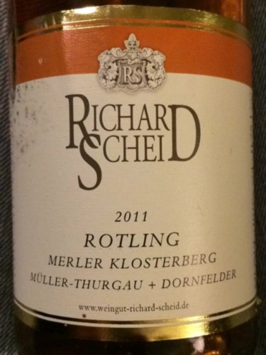Richard Scheid Rotling Deutscher Tafelwein Moseltal | Vivino US