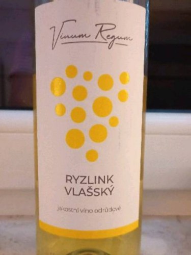 Vinum Regum Rex Vinorum Ryzlink Vlašský | Vivino US