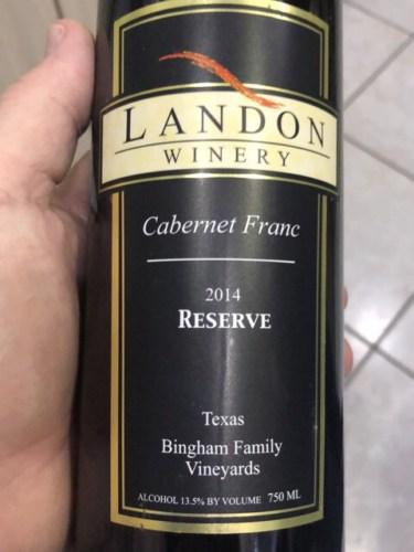 Landon Winery Bingham Family Vineyards Reserve Cabernet Franc | Vivino US