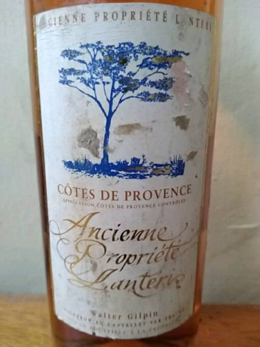 Walter Gilpin Ancienne Propriété Lanteri Côtes de Provence Rosé ...
