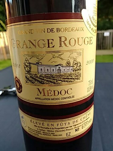 2003 Uni Medoc Grange Rouge Médoc | Vivino US