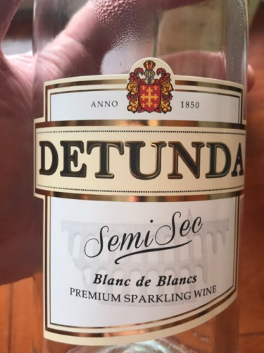 Detunda Blanc de Blancs Premium Sparkling Semi Sec |Vivino Hong Kong