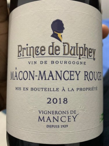 Vignerons de Mancey Prince de Dulphey Mâcon-Mancey Rouge | Vivino US