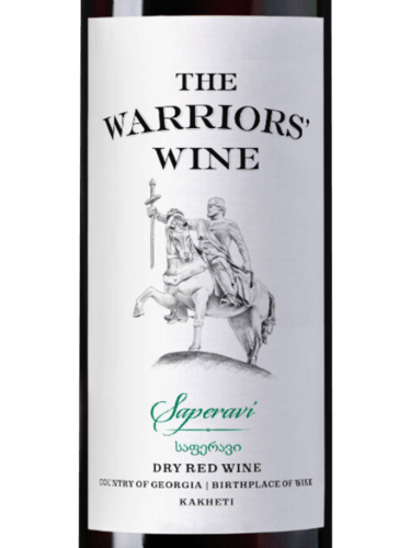 The Warriors' Wine Saperavi Dry Red | Vivino US