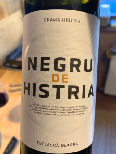 Crama Histria Negru de Histria Fetească neagră | Vivino US