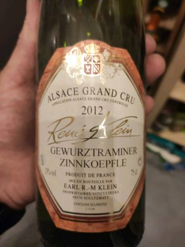 Rene Klein Gewürztraminer Alsace Grand Cru 'Zinnkoepfle' | Vivino US